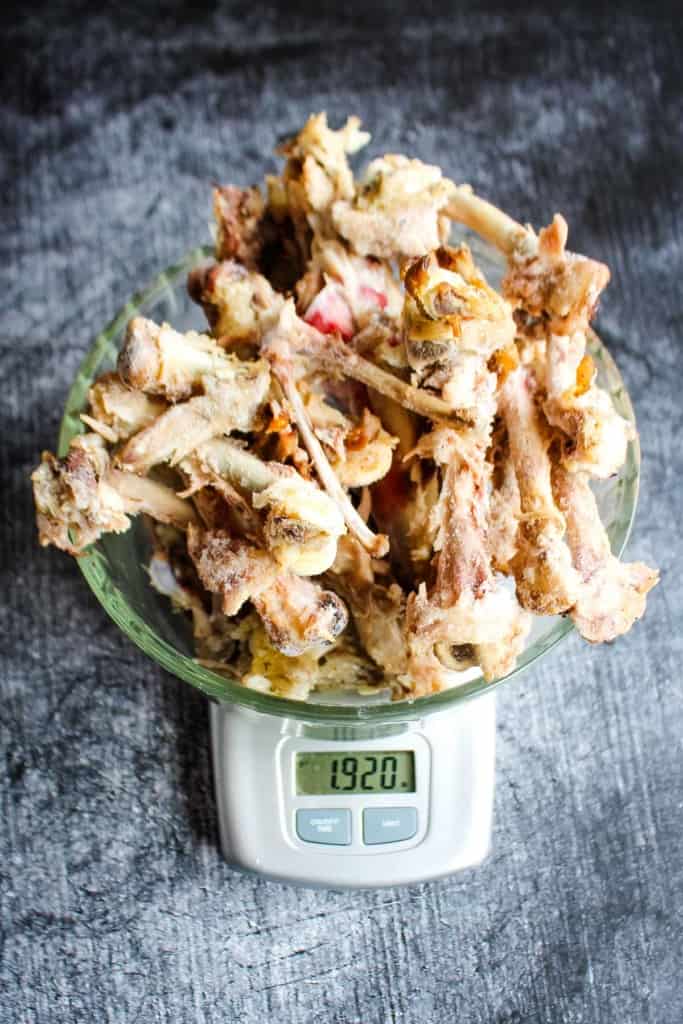 Slow Cooker Chicken Bone Broth | Frugal Nutrition