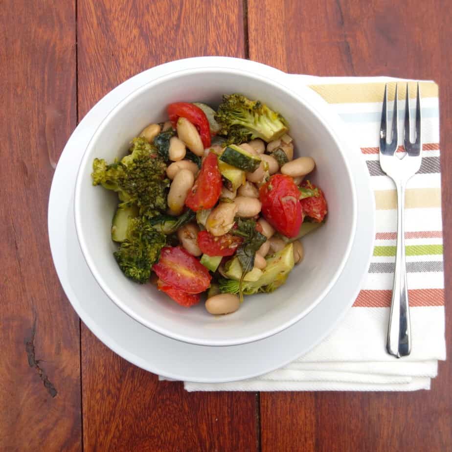 Roasted Vegetable Scampi | Frugal Nutrition