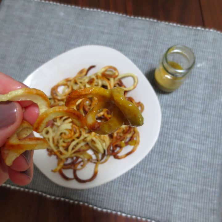 Horseradish Honey Mustard (And Baked Curly Fries) | Frugal Nutrition