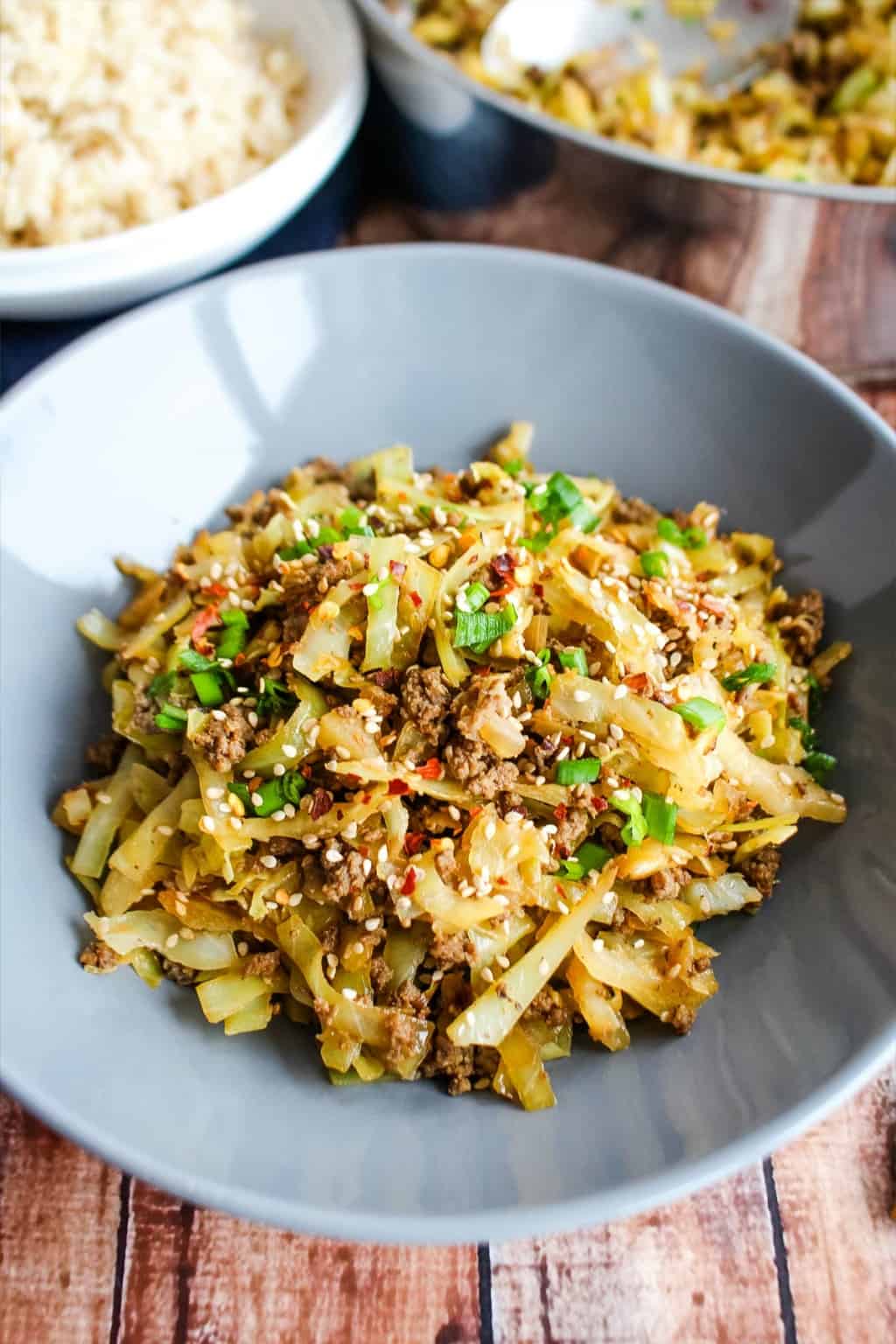 Ground Beef and Cabbage Stir Fry | Frugal Nutrition