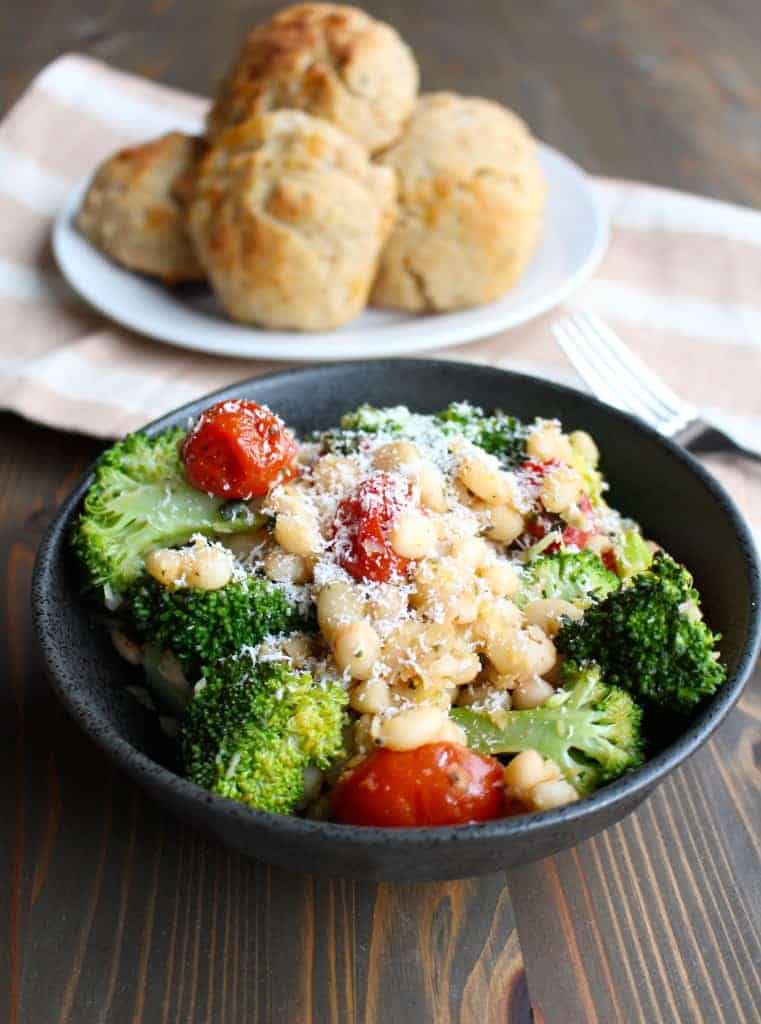 Roasted Vegetable Scampi | Frugal Nutrition