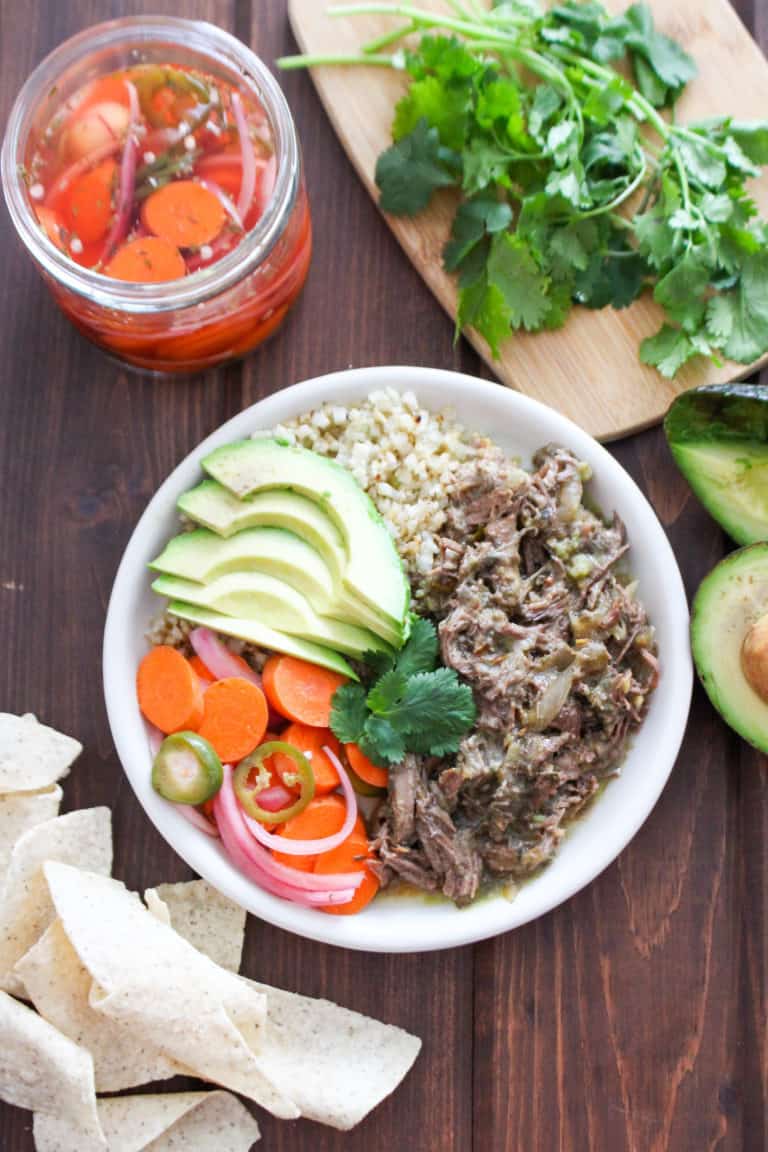 Slow Cooker Beef Chile Verde | Frugal Nutrition